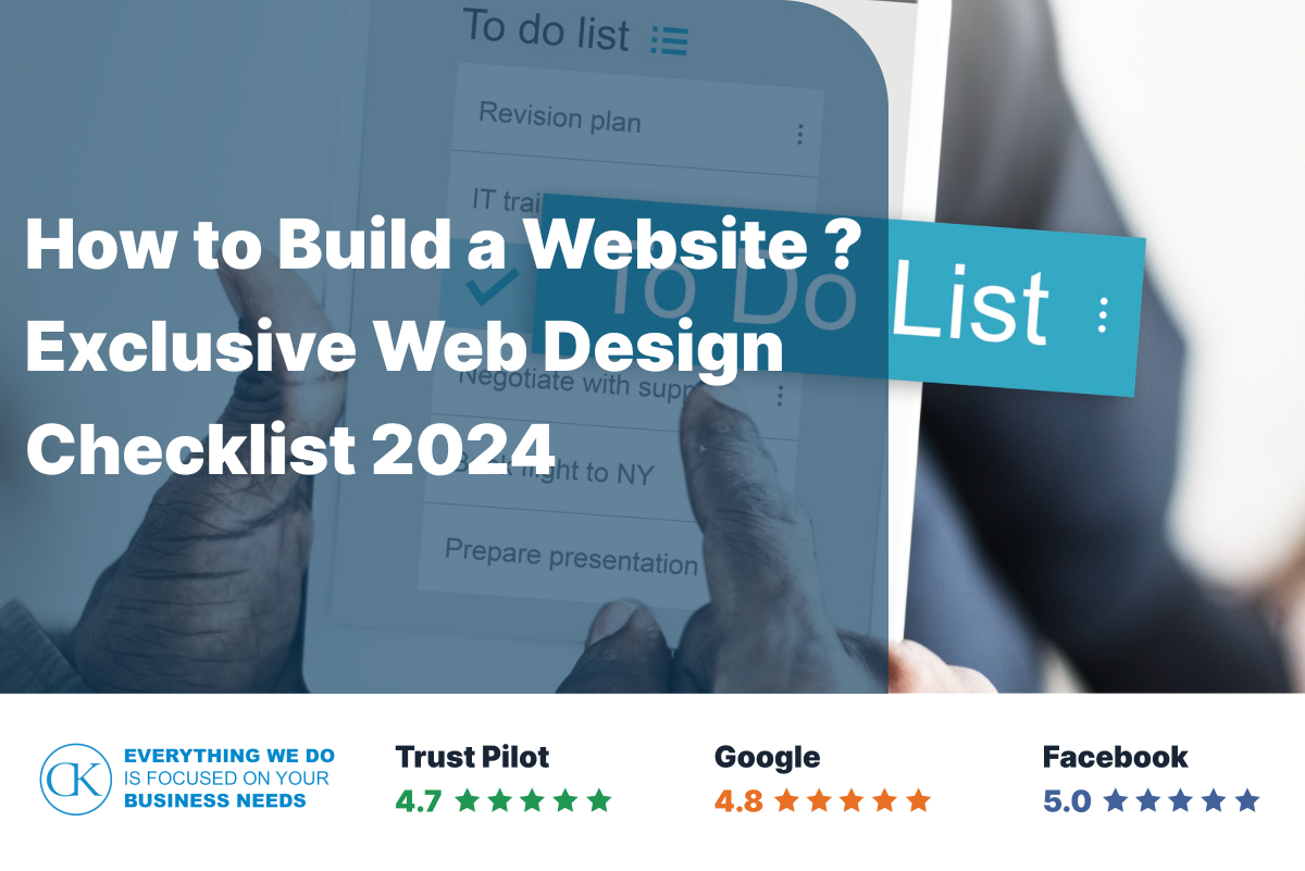 Exclusive Web Design Checklist 2024 on How to Build a Website